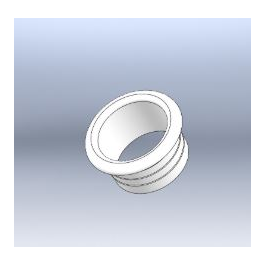 JAPP-25 TORU OTSIK 25MM ALUMIINIUM TORULE VALGE PLASTIK - W.EG. Eesti