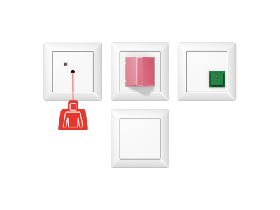JUNG NRS AS 0834 WW INVA WC APPIKUTSE KOMPLEKT 4 OSA VALGE - W.EG. Eesti